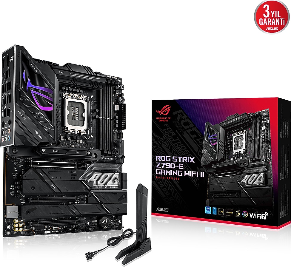 Asus Rog Strix Z790-E Gaming Wi-Fi II Intel LGA1700 DDR5 ATX Anakart ...