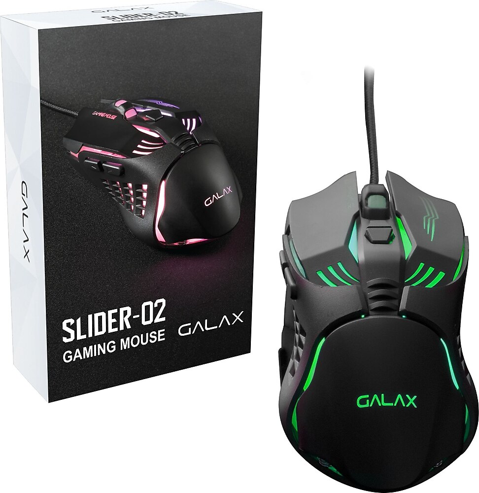 Galax Slider-02 RGB Optik Kablolu Oyuncu Mouse - Banayeni