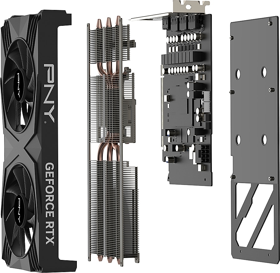 Pny RTX 4060 TI Verto Dual Fan VCG4060T8DFXPB1 128 Bit GDDR6 8 GB Ekran ...